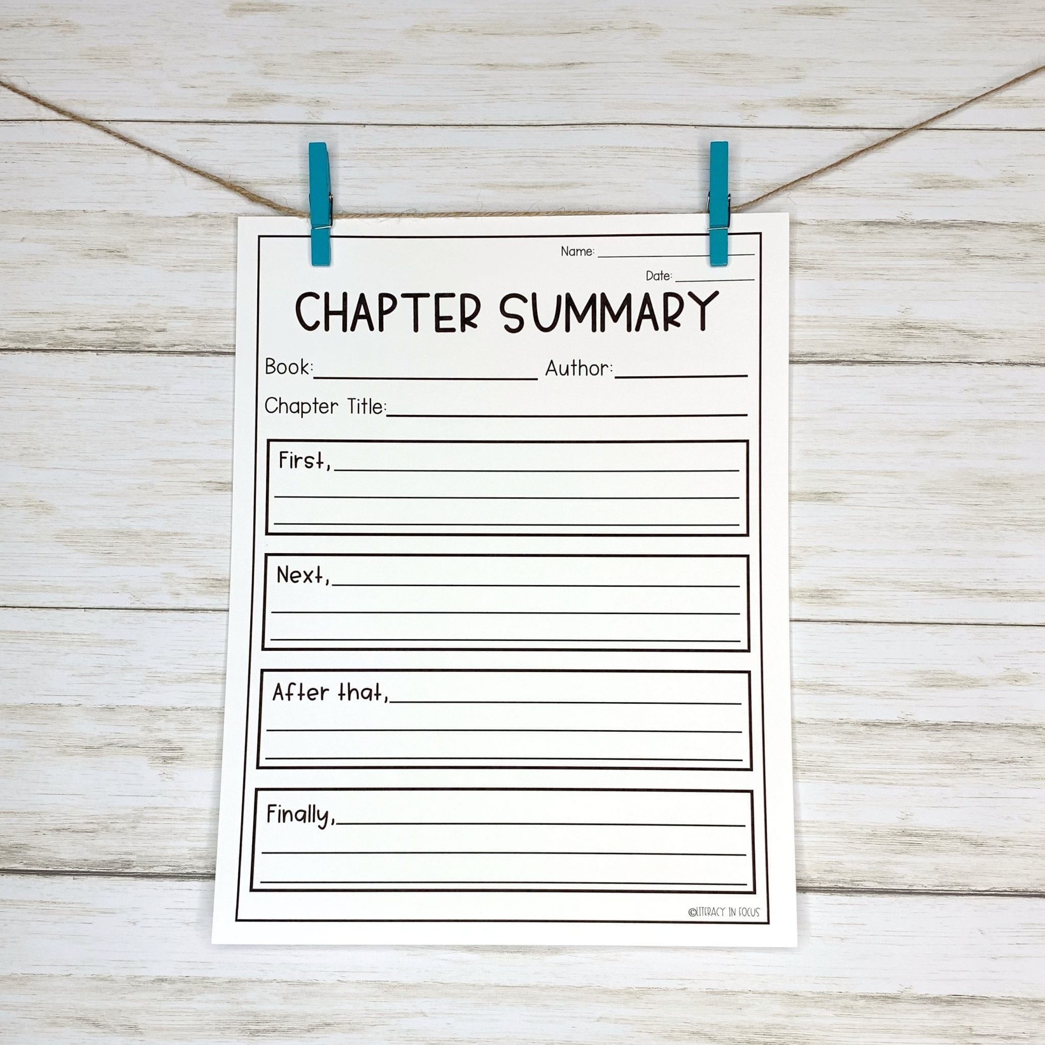 10 Graphic Organizers For Summary Writing Literacy In Focus