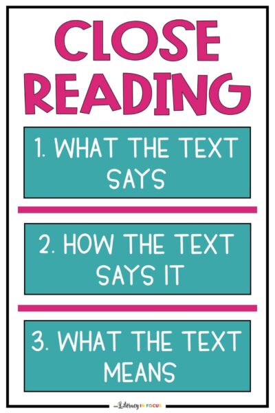 4 Major Benefits of Close Reading - Literacy In Focus
