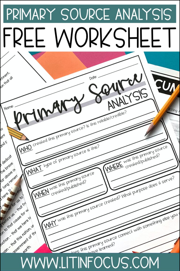 5 Critical Components of Primary Source Analysis - Literacy In Focus