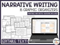 15 Graphic Organizers for Narrative Writing - Literacy In Focus