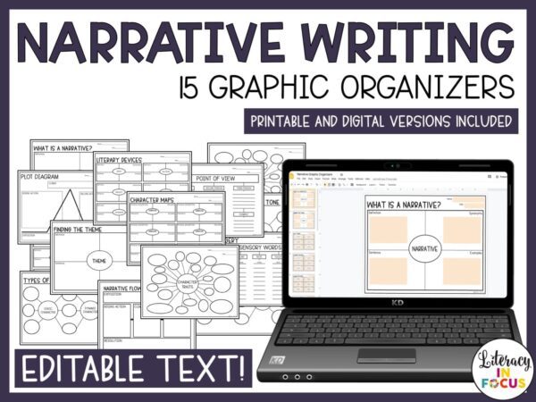 15 Graphic Organizers for Narrative Writing - Literacy In Focus