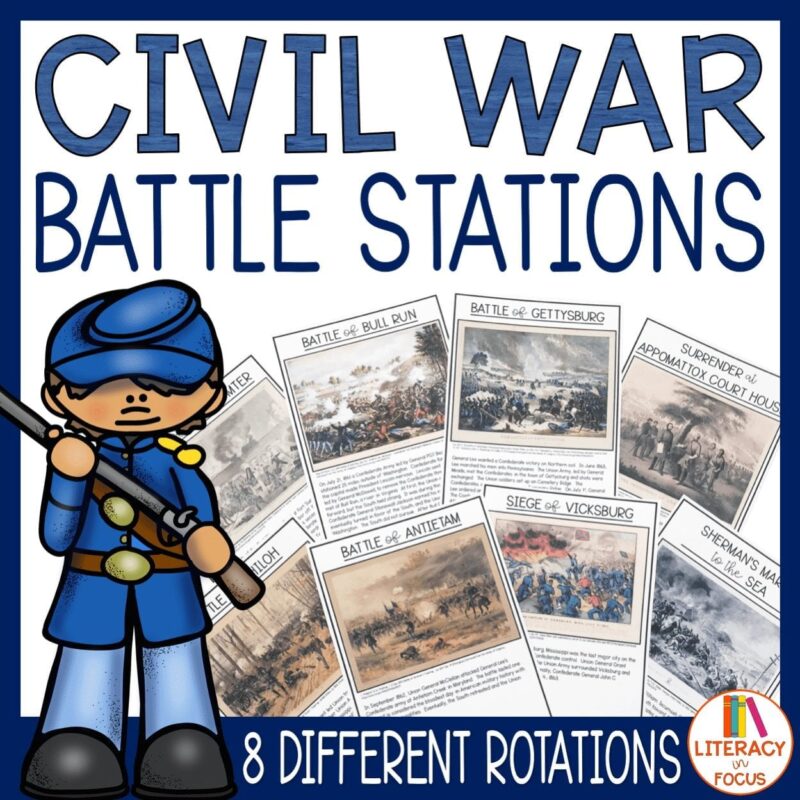Civil War Battles | Lesson and Activity For Kids - Literacy In Focus
