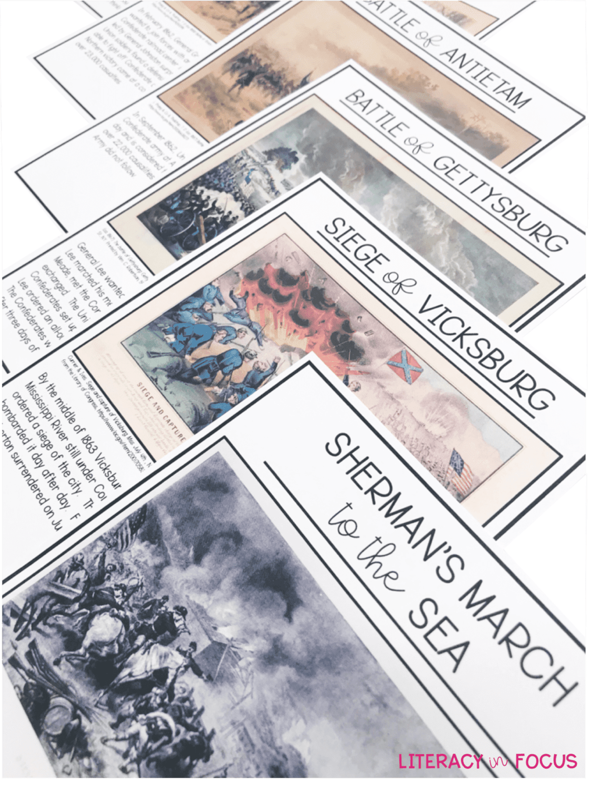 Civil War Battles | Lesson and Activity For Kids - Literacy In Focus