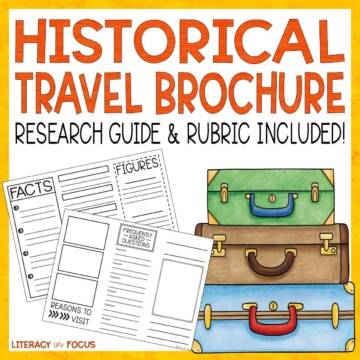 Historical Travel Brochure and Research Project - Literacy In Focus