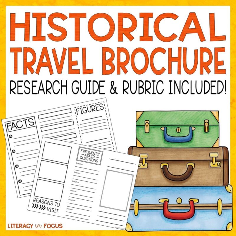 Historical Travel Brochure and Research Project - Literacy In Focus