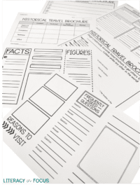 Historical Travel Brochure and Research Project - Literacy In Focus