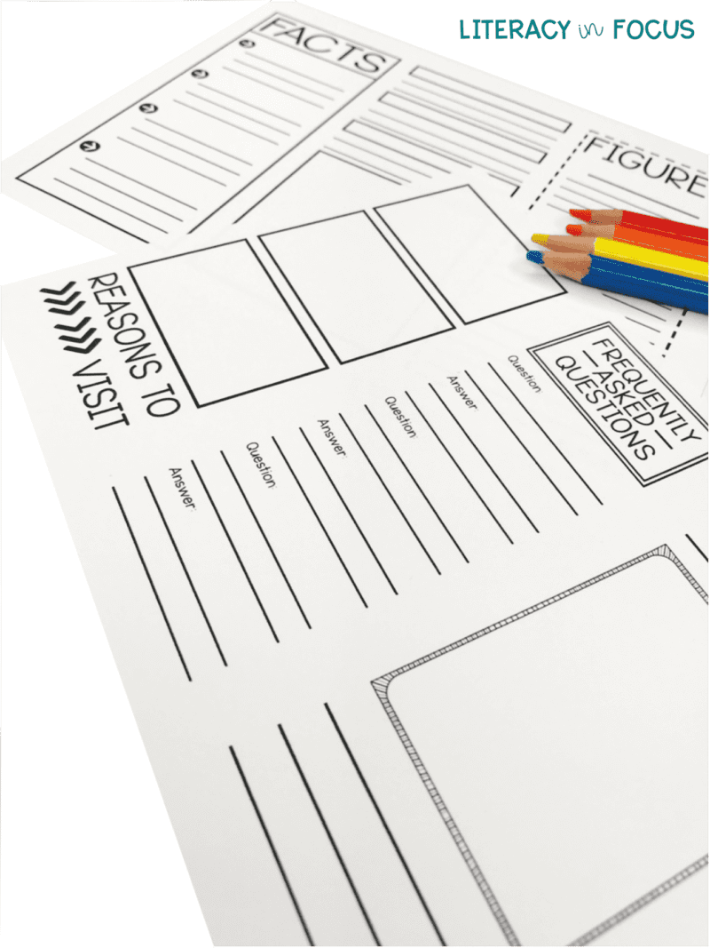 Historical Travel Brochure and Research Project - Literacy In Focus