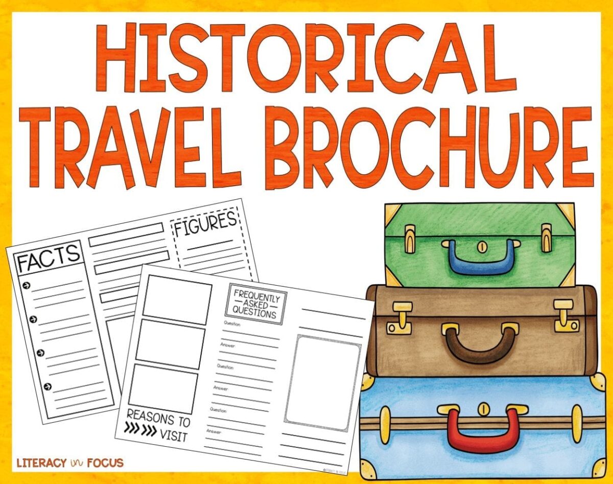 Historical Travel Brochure and Research Project - Literacy In Focus