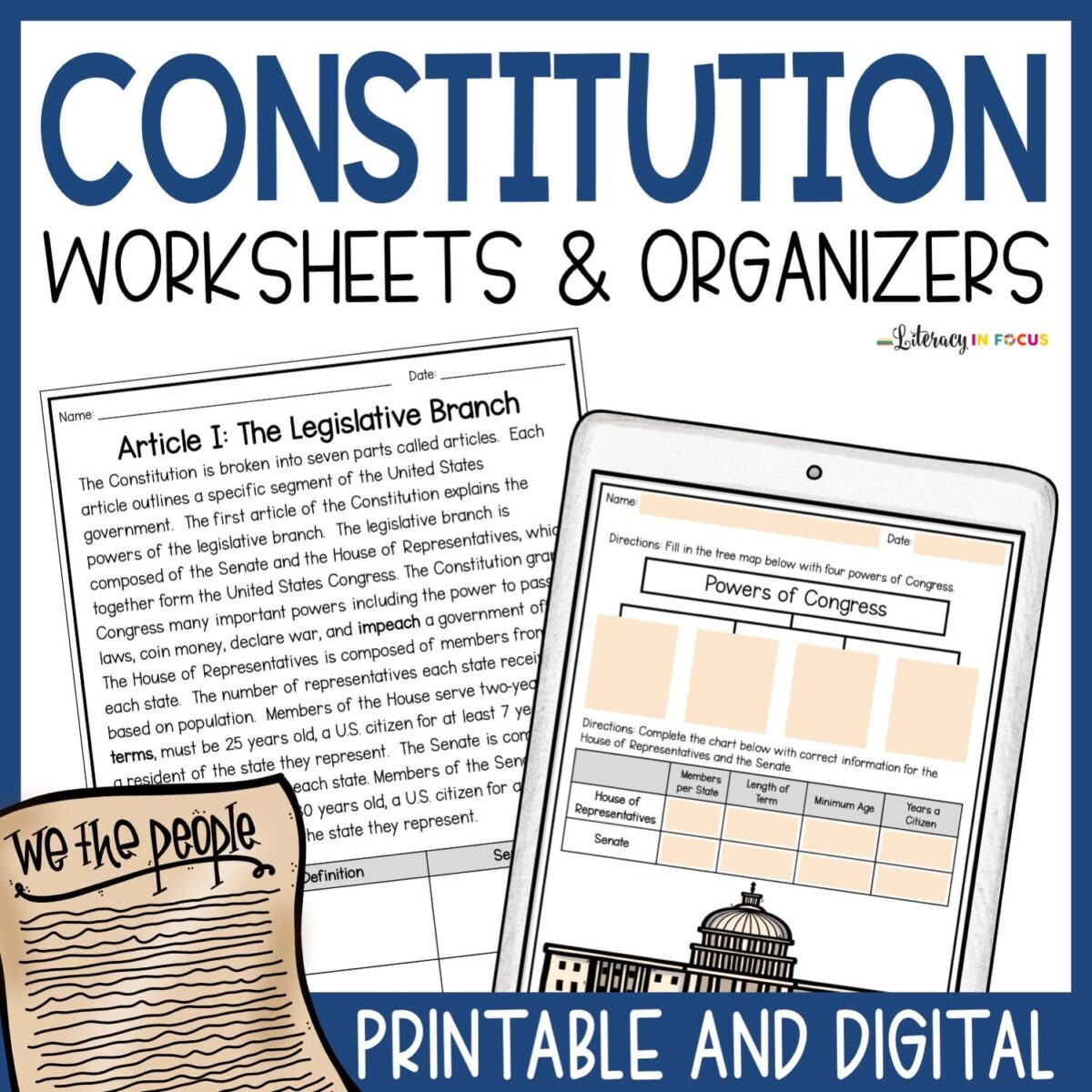 Engaging Constitution Day Activities for Kids - Literacy In Focus