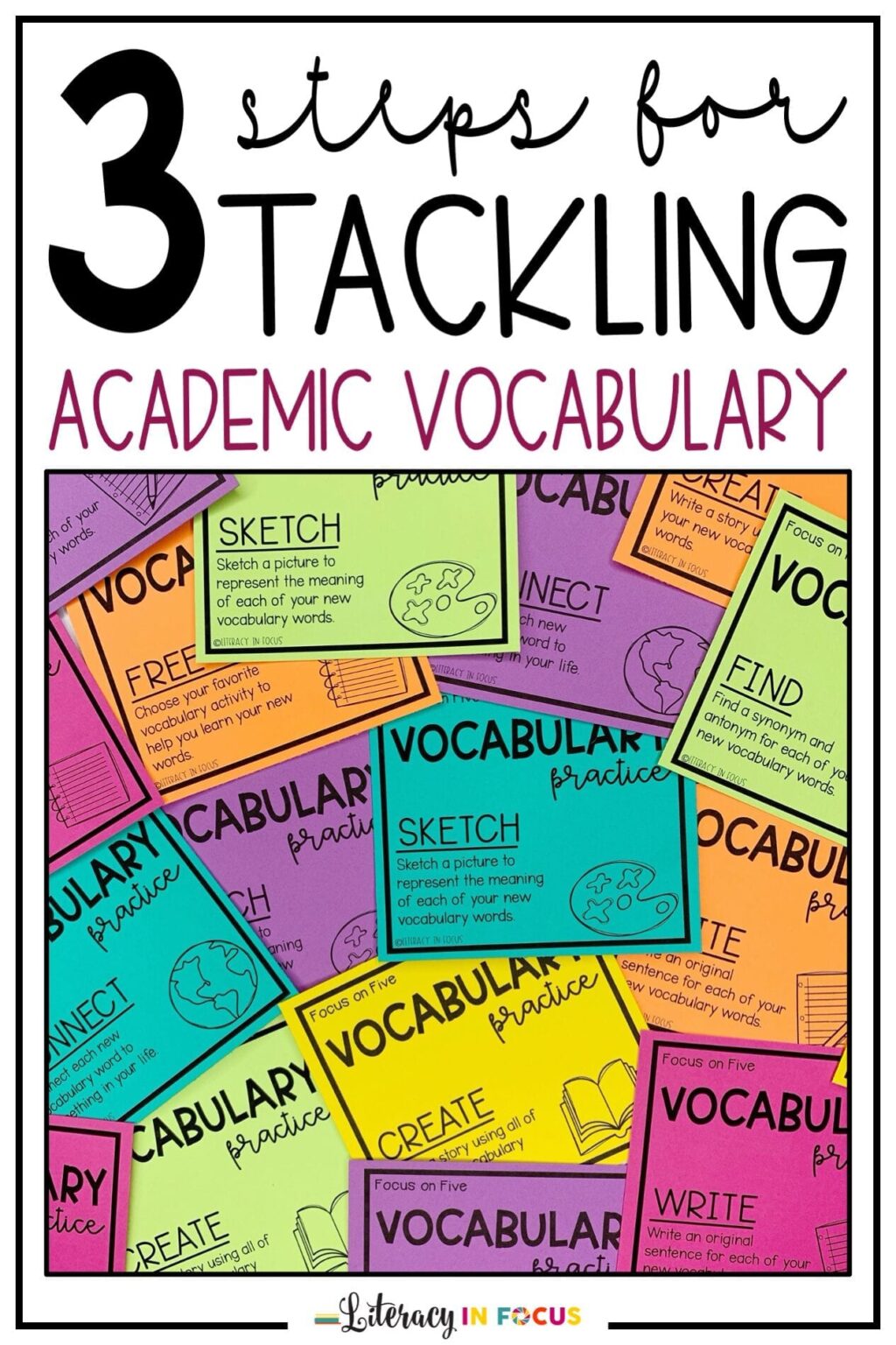 3 Easy Steps for Tackling Academic Vocabulary - Literacy In Focus