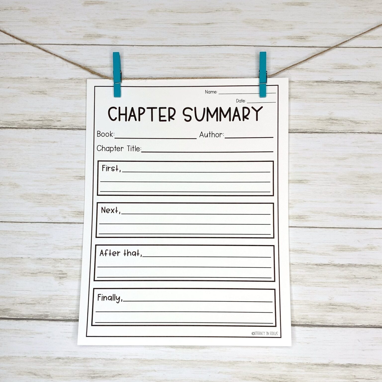 10 Graphic Organizers for Summary Writing - Literacy In Focus