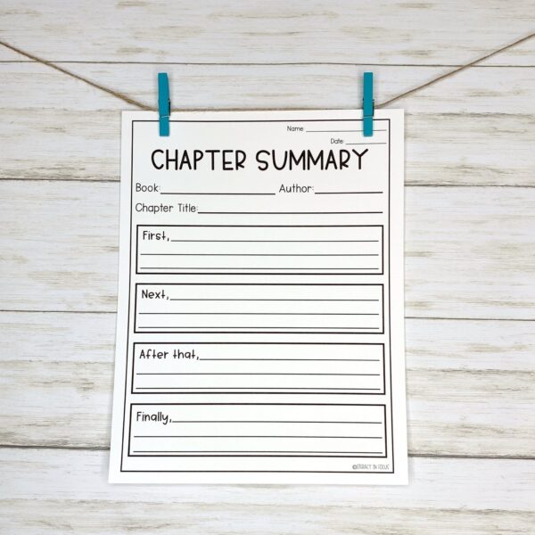 10 Graphic Organizers for Summary Writing - Literacy In Focus