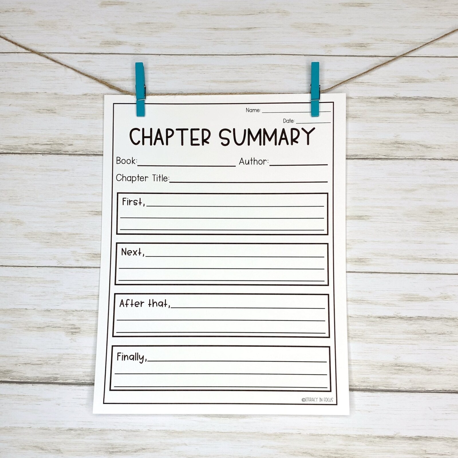 10 Graphic Organizers for Summary Writing - Literacy In Focus