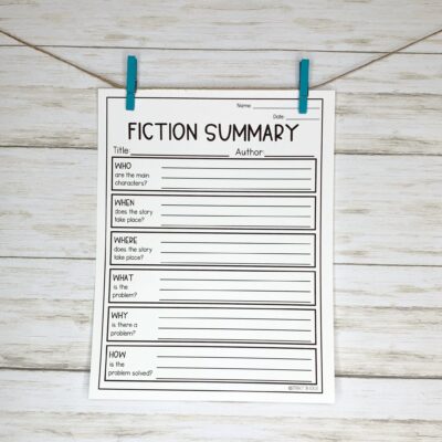 10 Graphic Organizers for Summary Writing - Literacy In Focus