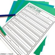 Earth Day Differentiated Reading and Writing Activities - Literacy In Focus
