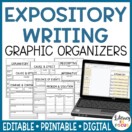 7 Graphic Organizers for Expository Writing - Literacy In Focus