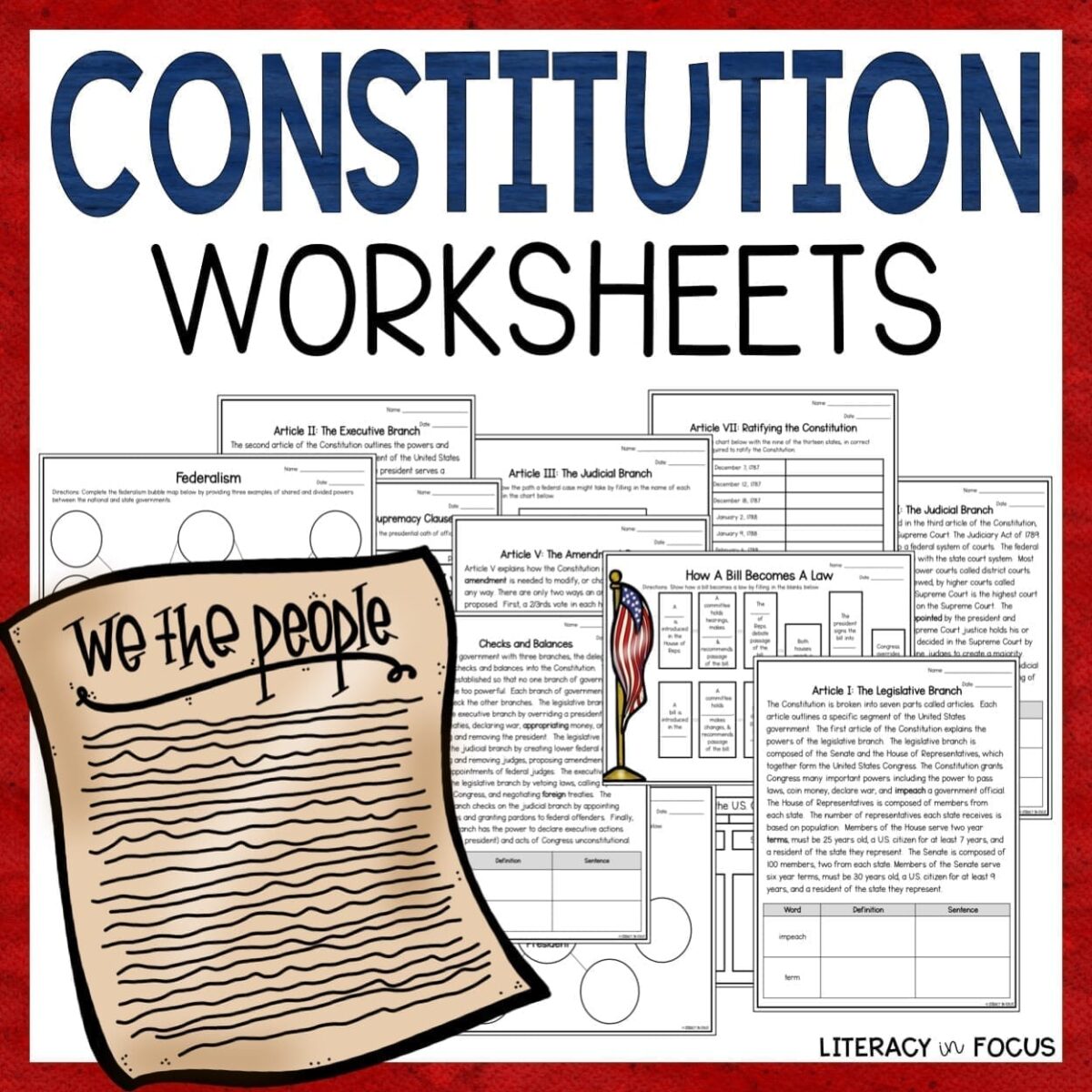 10 Engaging Constitution Day Activities - Literacy In Focus