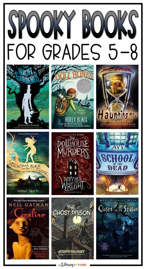Spooky Books for Upper Elementary and Middle School - Literacy In Focus