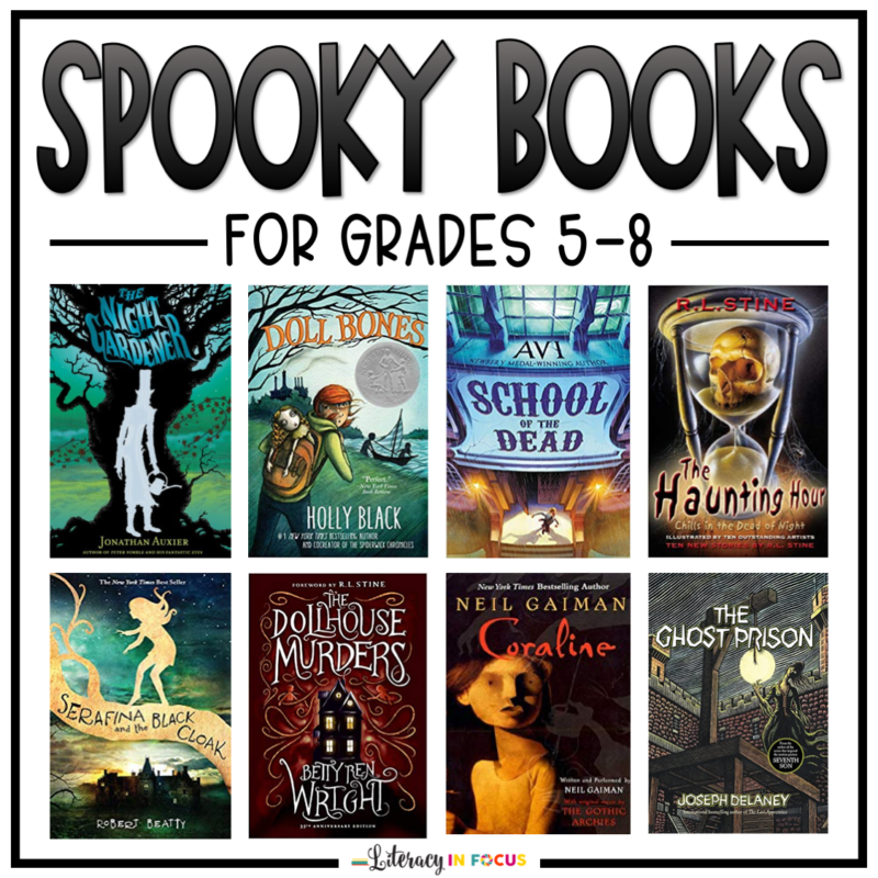 Spooky Books for Upper Elementary and Middle School - Literacy In Focus
