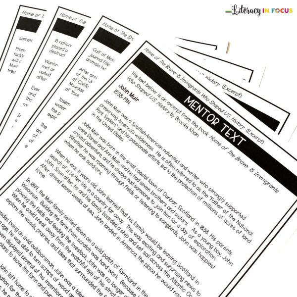 How To Structure A Successful Biography Research Project - Literacy In ...