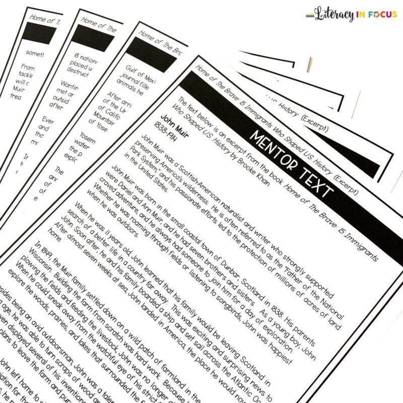 How To Structure A Successful Biography Research Project - Literacy In ...