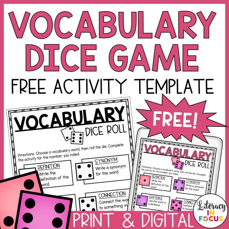 Spelling and Vocabulary Games and Activities For Your Classroom ...