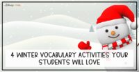 4 Winter Vocabulary Activities Your Students Will Love - Literacy In Focus