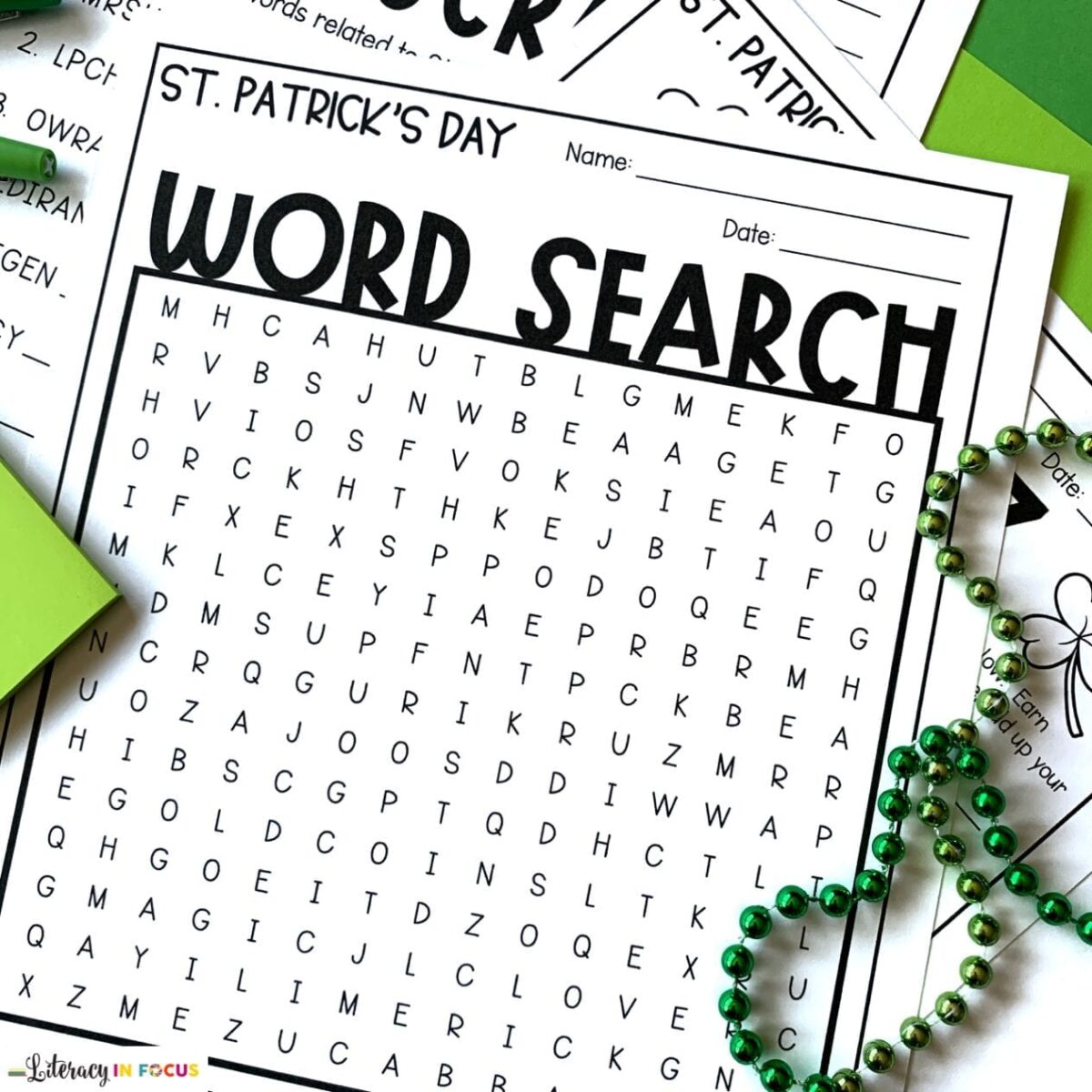 4 St. Patrick's Day Vocabulary Activities Your Students Will Love ...