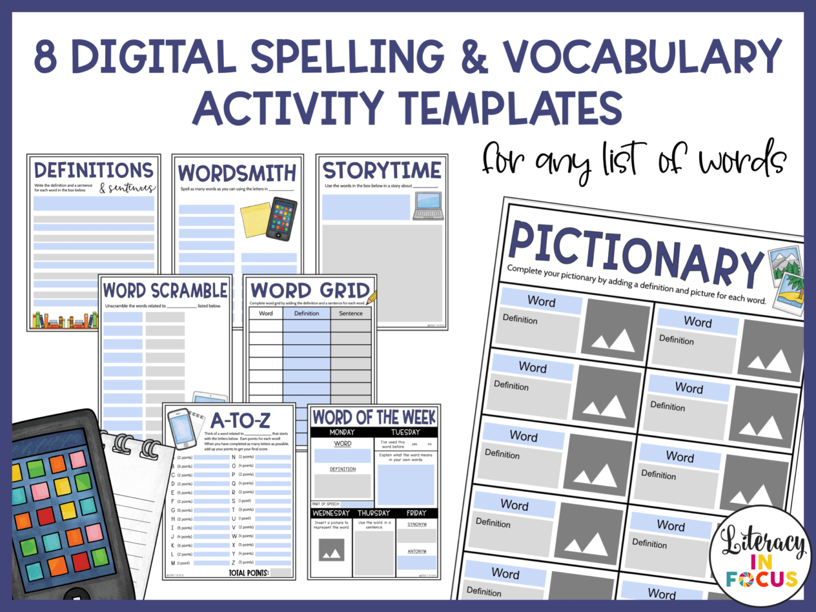 8 Versatile Activities for Weekly Spelling and Vocabulary Practice ...
