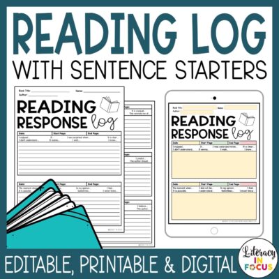20 Sentence Starters for Strong Reading Response Summaries - Literacy ...