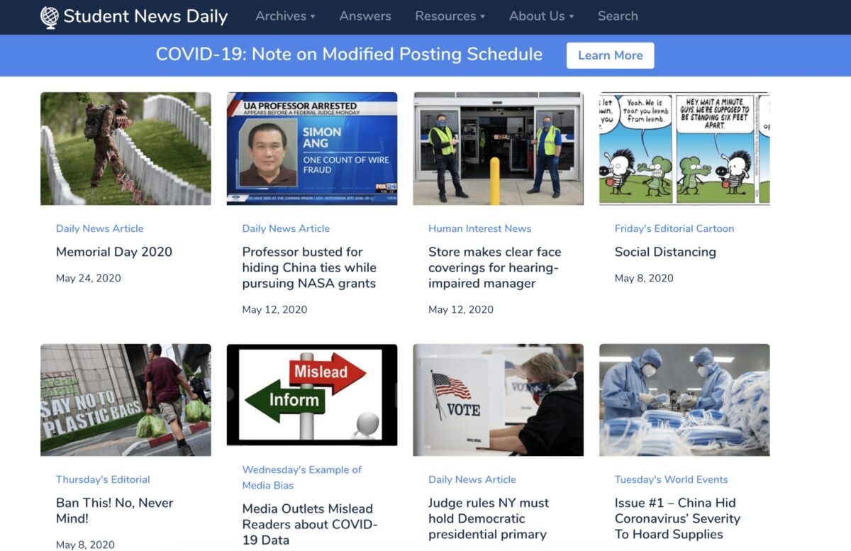 7 Free Current Events Websites for Students - Literacy In Focus