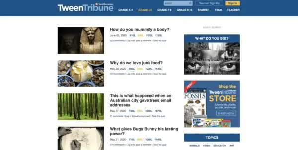 7 Free Current Events Websites for Students - Literacy In Focus