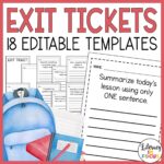 15 Exit Ticket Prompts For Any Subject - Literacy In Focus