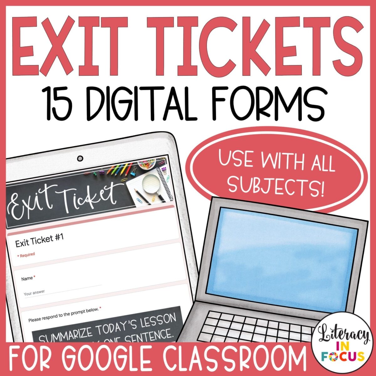 15 Exit Ticket Prompts For Any Subject - Literacy In Focus