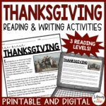 5 Language Arts Activities for Thanksgiving - Literacy In Focus