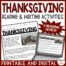 5 Language Arts Activities for Thanksgiving - Literacy In Focus