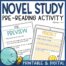 16 Pre-Reading Questions For Any Novel - Literacy In Focus