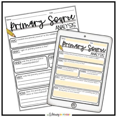 8 Free Online Resources for Primary Source Documents - Literacy In Focus