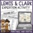 Lewis and Clark Expedition Intro Activity and Lesson Plan PDF ...