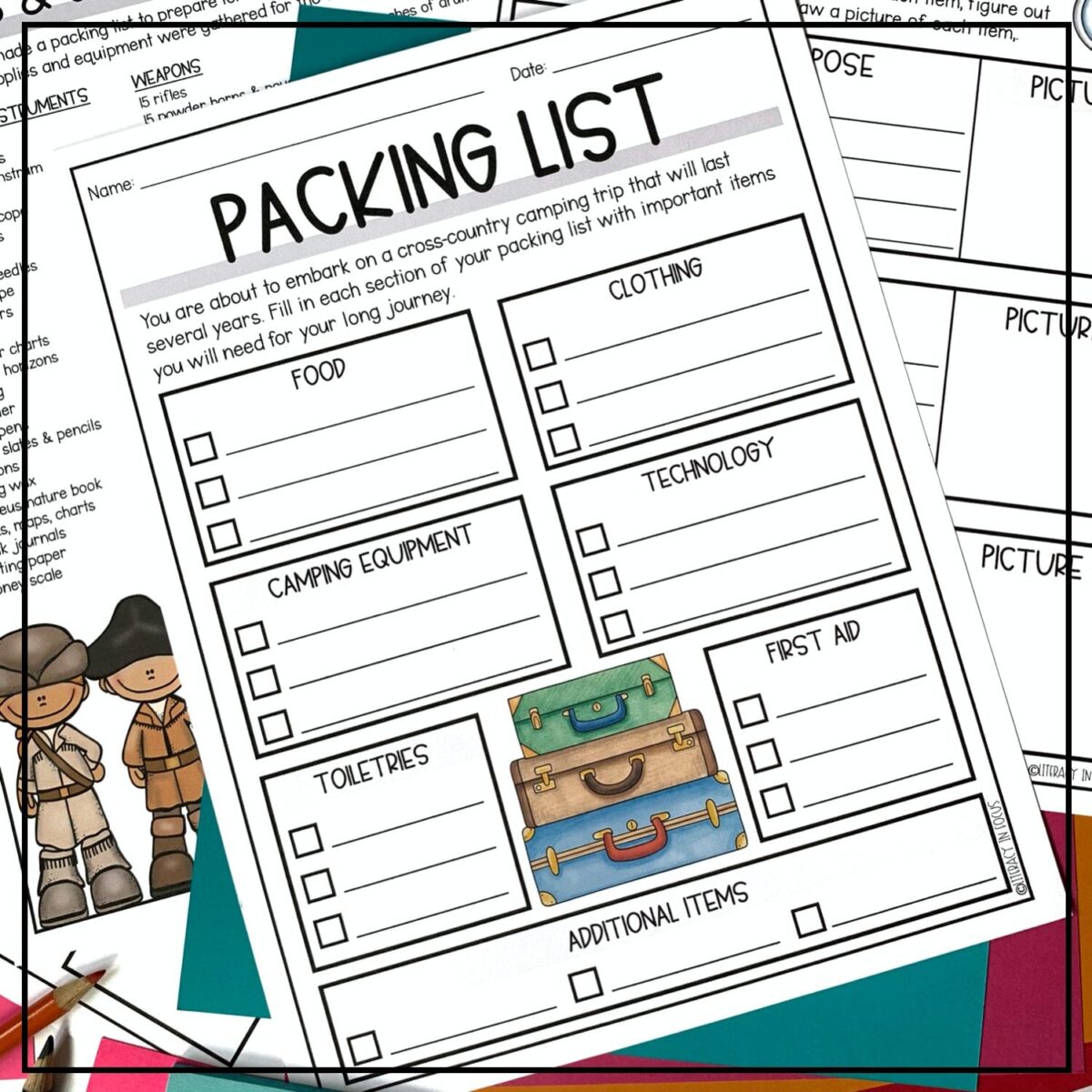 Lewis and Clark Expedition Intro Activity and Lesson Plan PDF ...