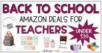 Back to School Teacher Supplies For Under $20 on Amazon - Literacy In Focus