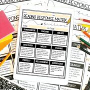 36 Choice Board Prompts for Fiction and Non-Fiction Texts - Literacy In ...