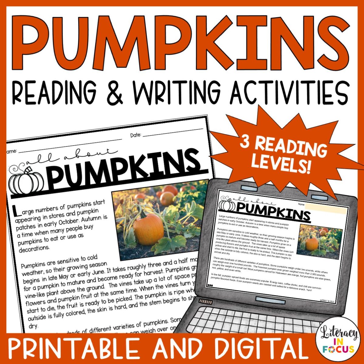 Halloween Poetry Activity for Upper Elementary and Middle School ...