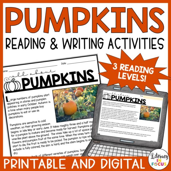 Halloween Poetry Activity for Upper Elementary and Middle School ...