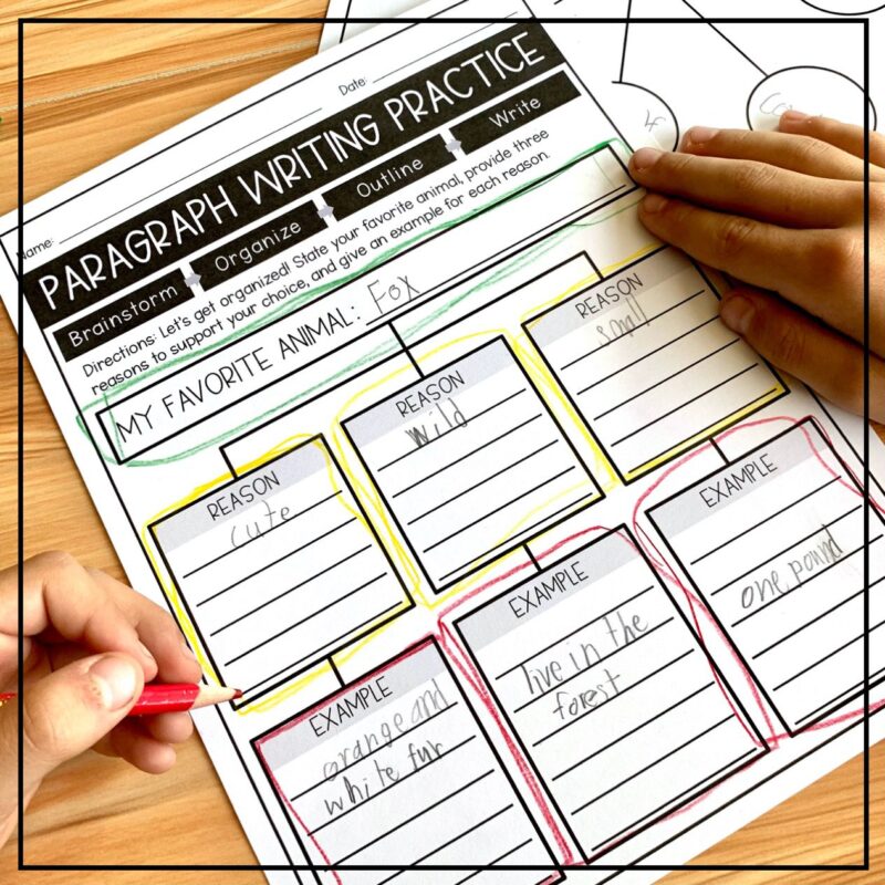 How to Write a Paragraph Lesson Plan - Literacy In Focus