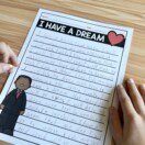 I Have A Dream Writing Activity for Martin Luther King Day - Literacy ...