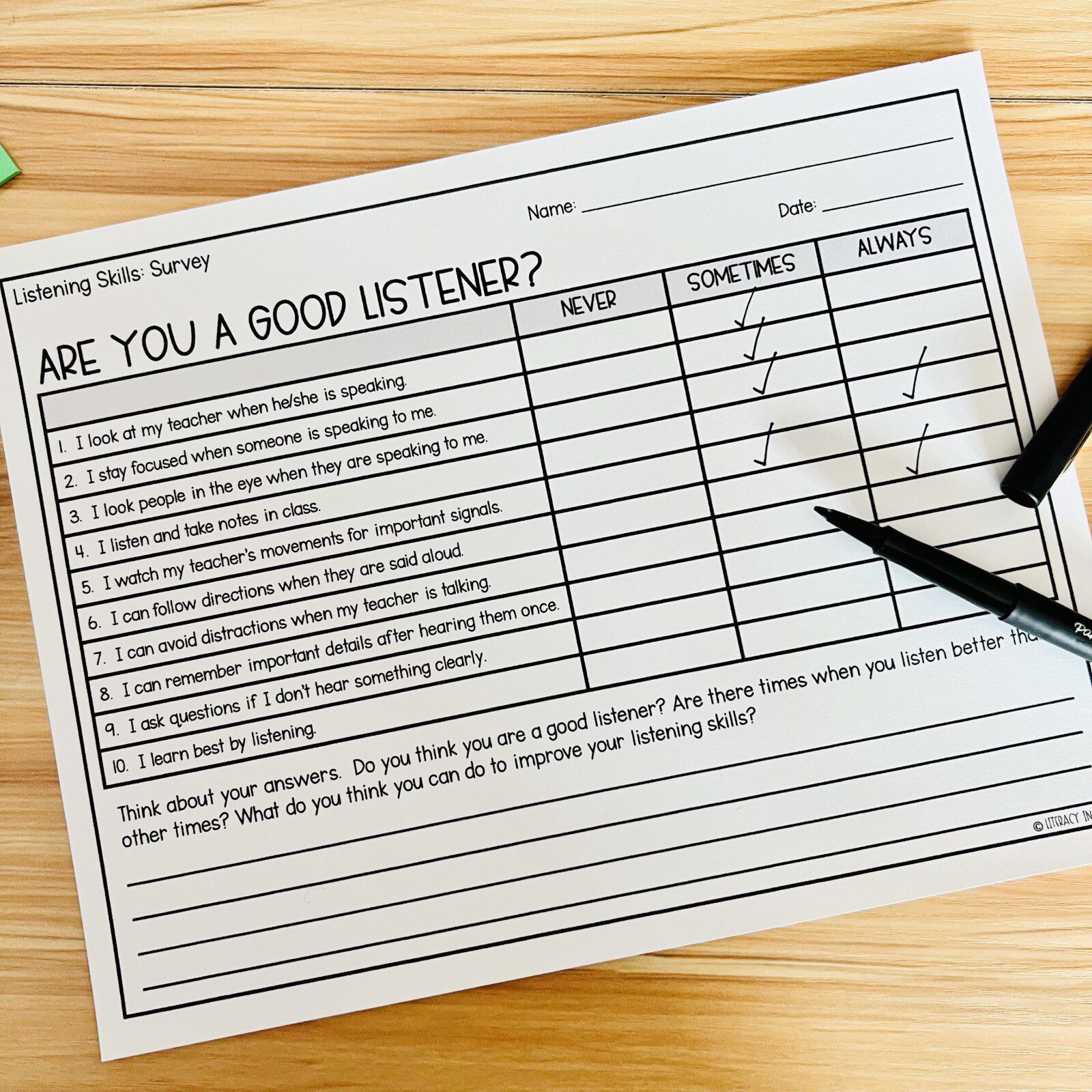 Teaching Listening Skills in the Upper Grades - Literacy In Focus