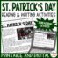 St. Patrick's Day Reading Comprehension and Writing Lesson Plan ...