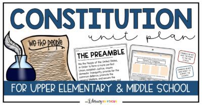 Teaching the US Constitution to Elementary and Middle School Students ...