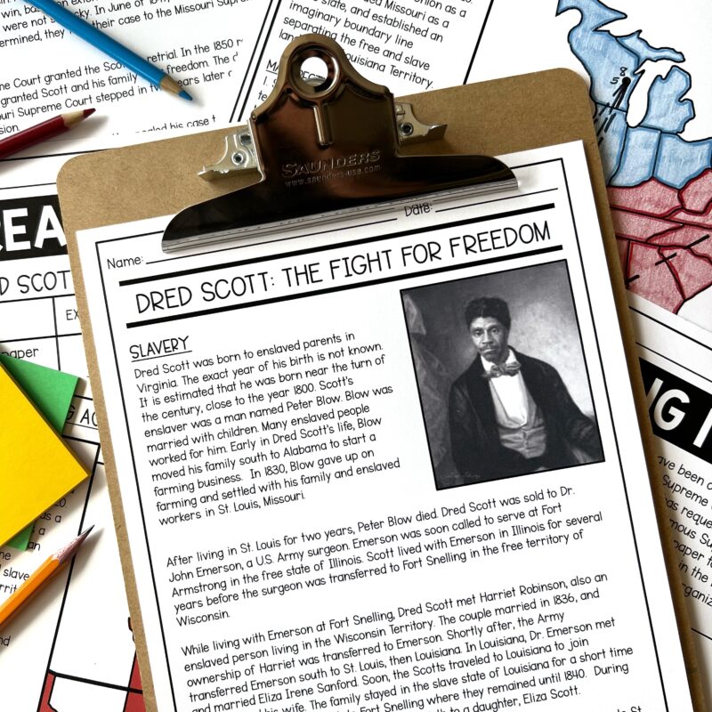 Dred Scott Decision | Lesson Plan for 8th Grade - Literacy In Focus